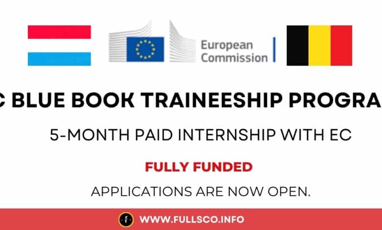 EC Blue Book Traineeship Programme 2025 (Fully Funded) – FULLSCO